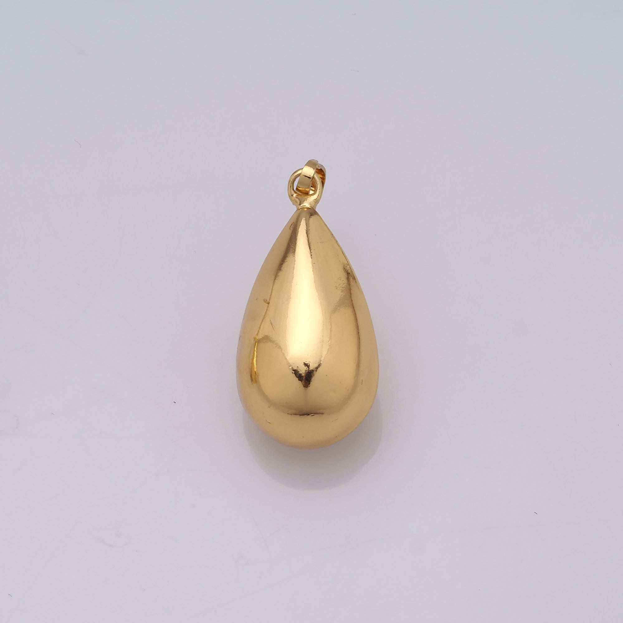 Water Drop Pendant, 18K Gold Filled Teardrop Charms, Gold Water Drop ...