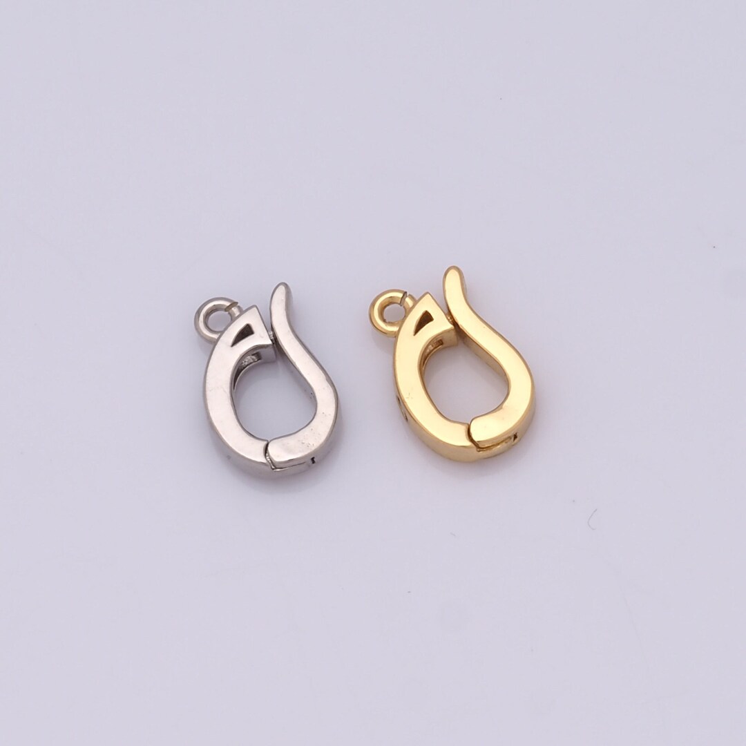 Openable Clasp,18k Gold Filled Snap Clasp, Necklace Clasp, Jewelry ...