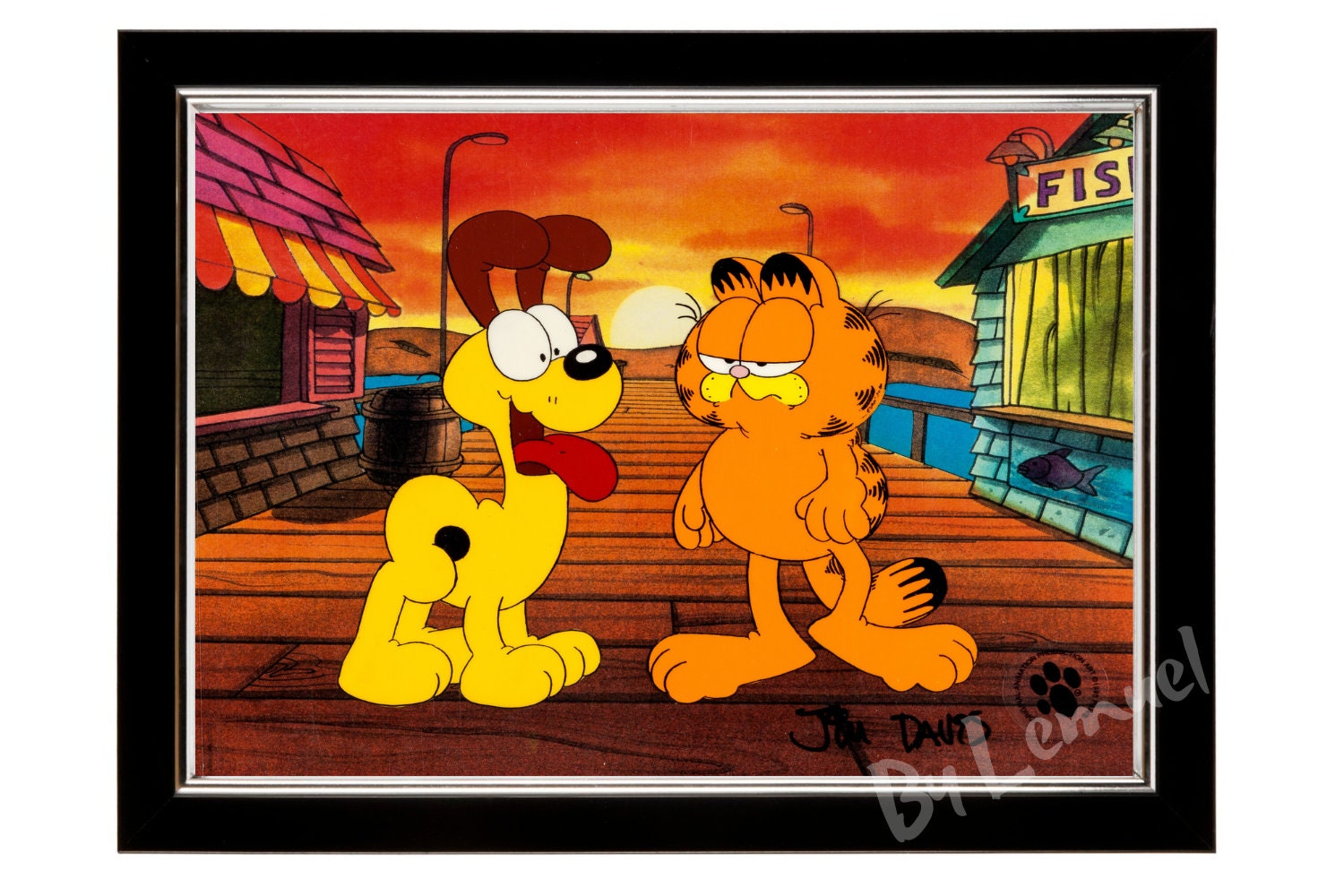 Garfield and Odie Gift Poster Print Unframed - Etsy