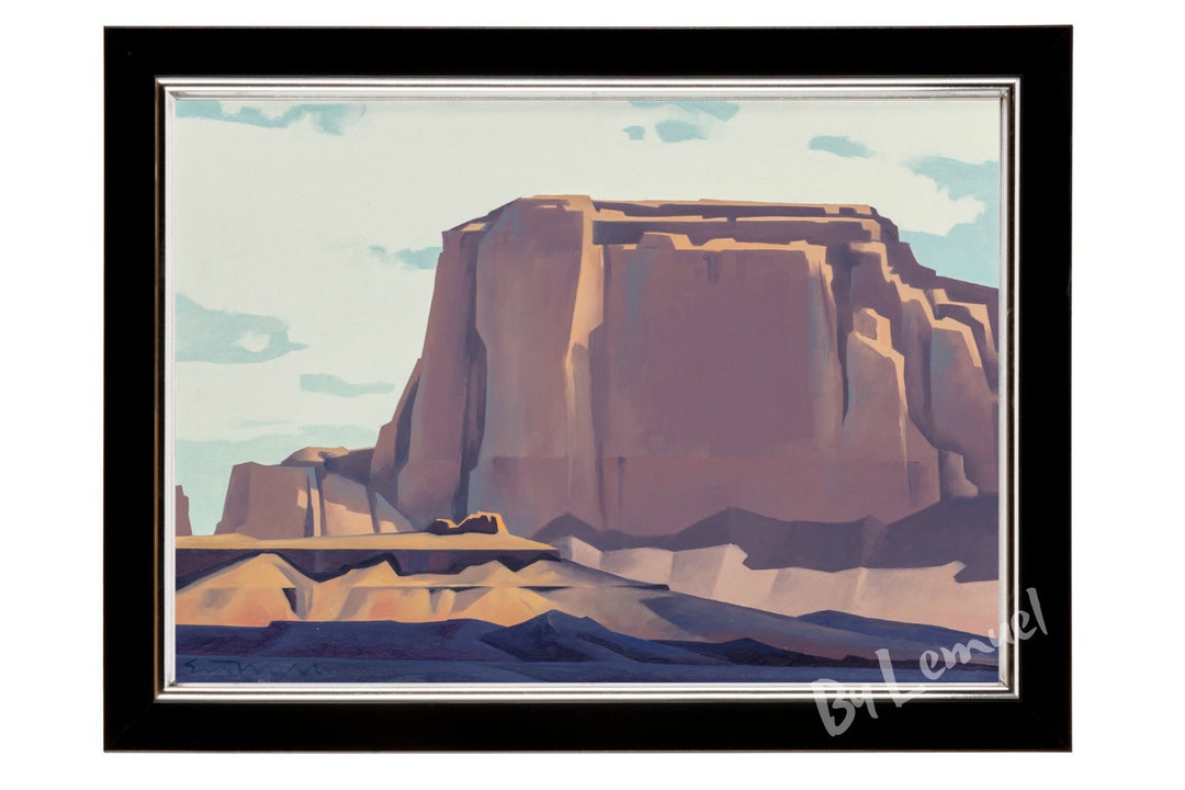 Ed Mell Shadows on the Desert Floor Gift Poster Print - Etsy