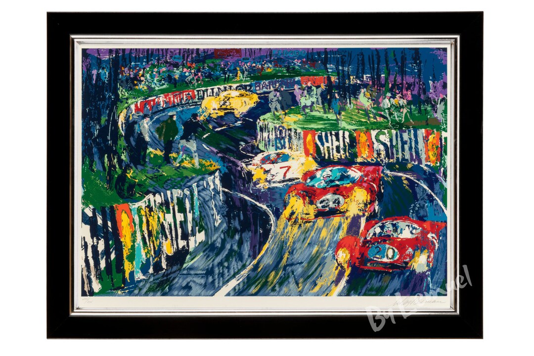 Leroy Neiman 24 Hours at Le Mans 1987 Gift Poster Print Unframed - Etsy
