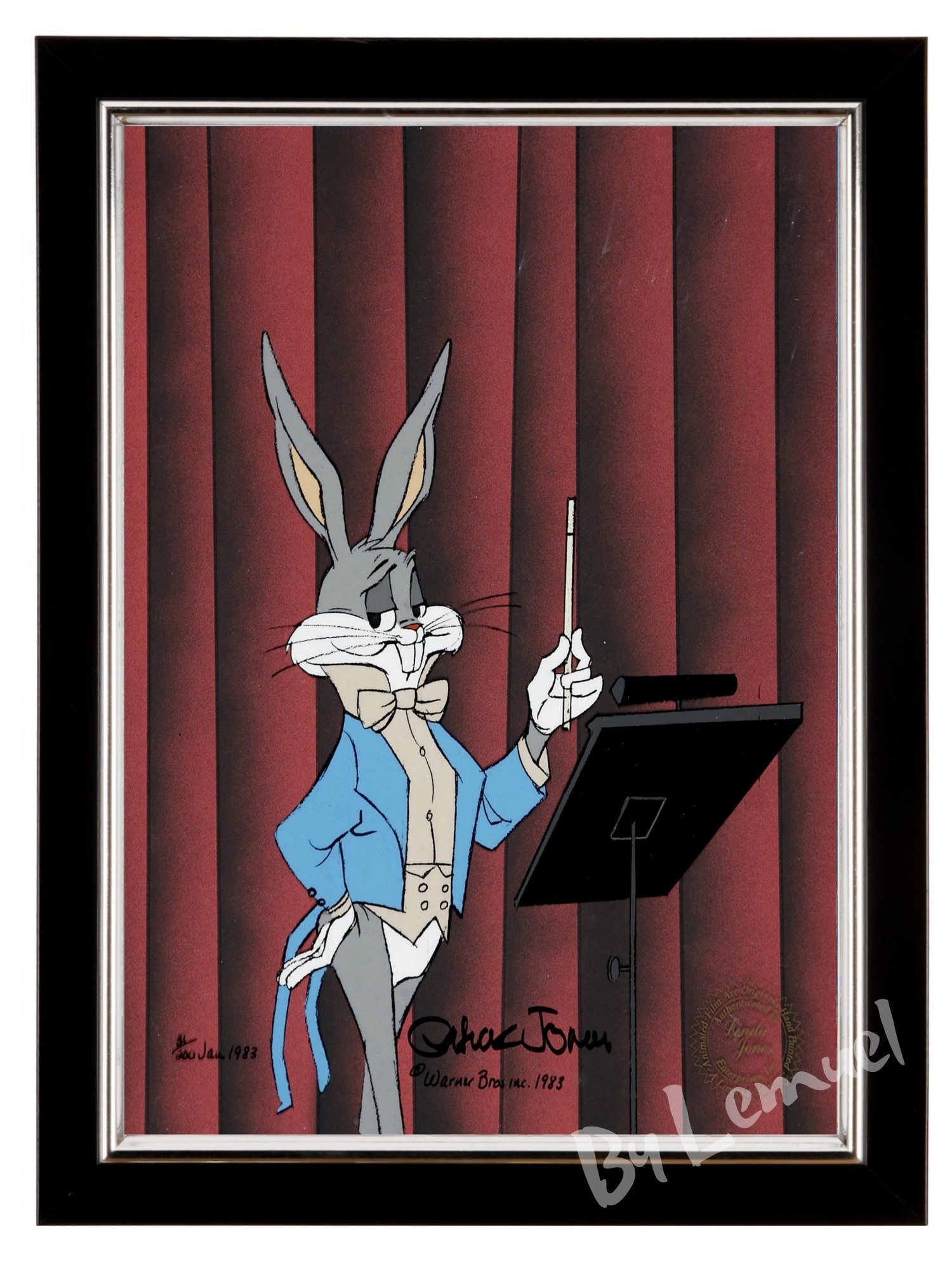 Bugs Bunny Signed Animation Limited Edition Production Cel 1983 Gift ...