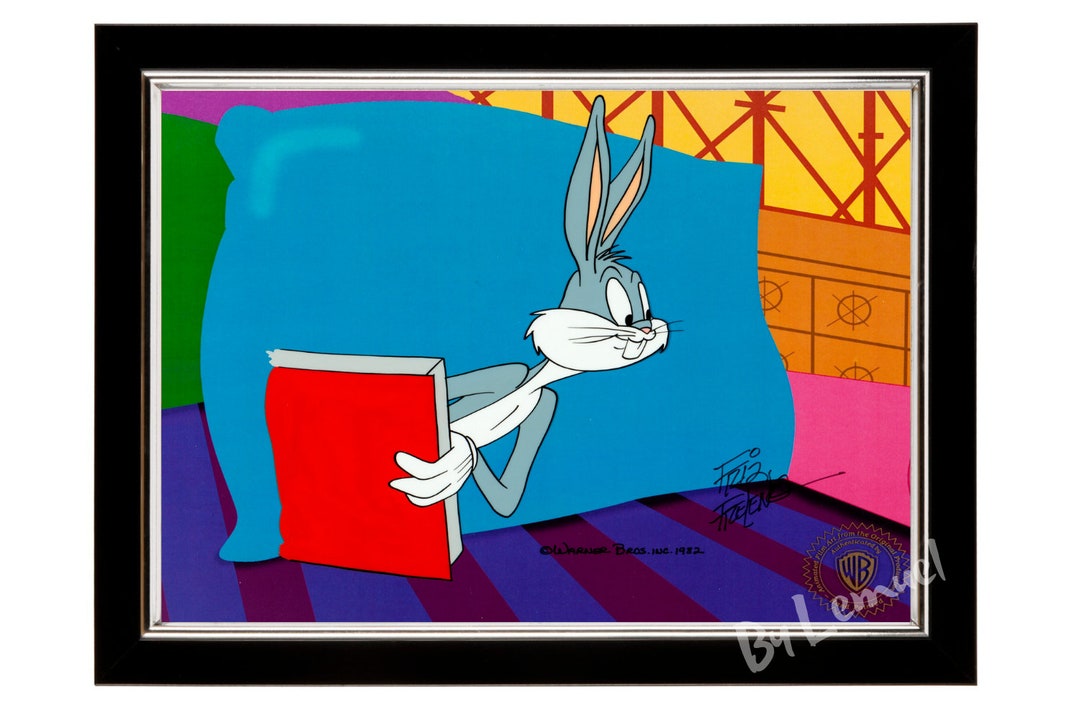 Bugs Bunny 1001 Rabbit Tales Production Cel 1982 Gift Poster Print ...