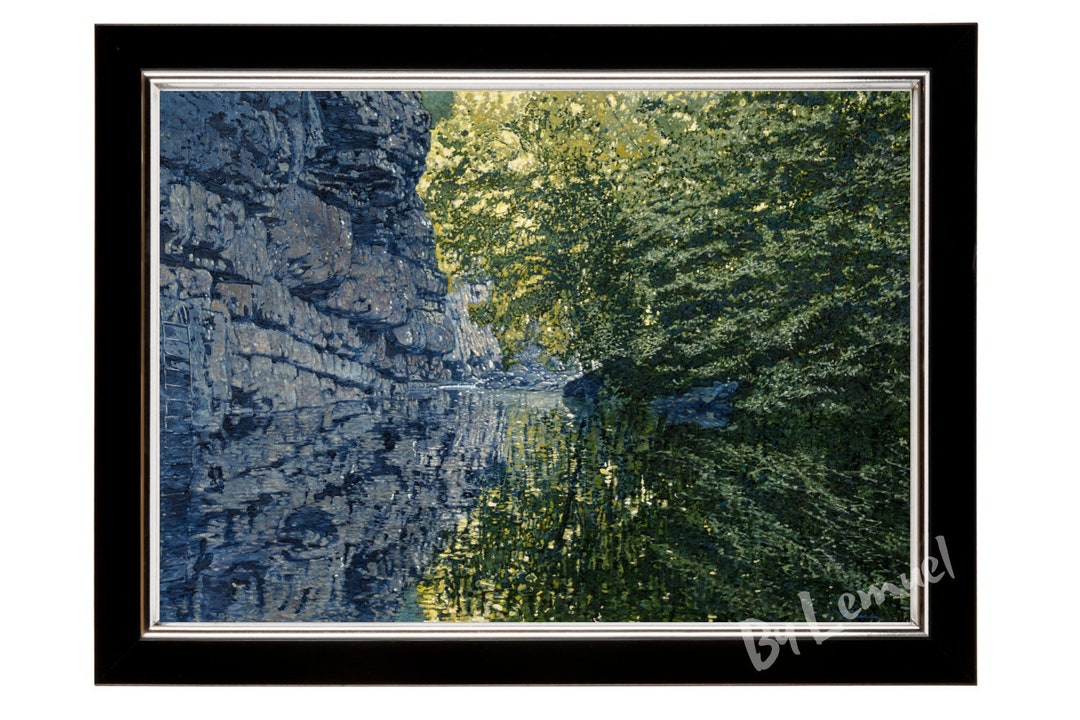 Tim Saska Swimming Hole at Oak Creek Gift Poster Print Unframed - Etsy