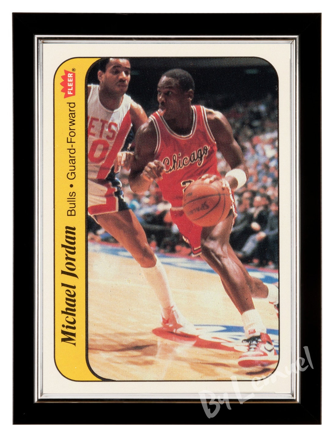 Michael Jordan Fleer Sticker 1986 Basketball Geschenk Poster Print ...