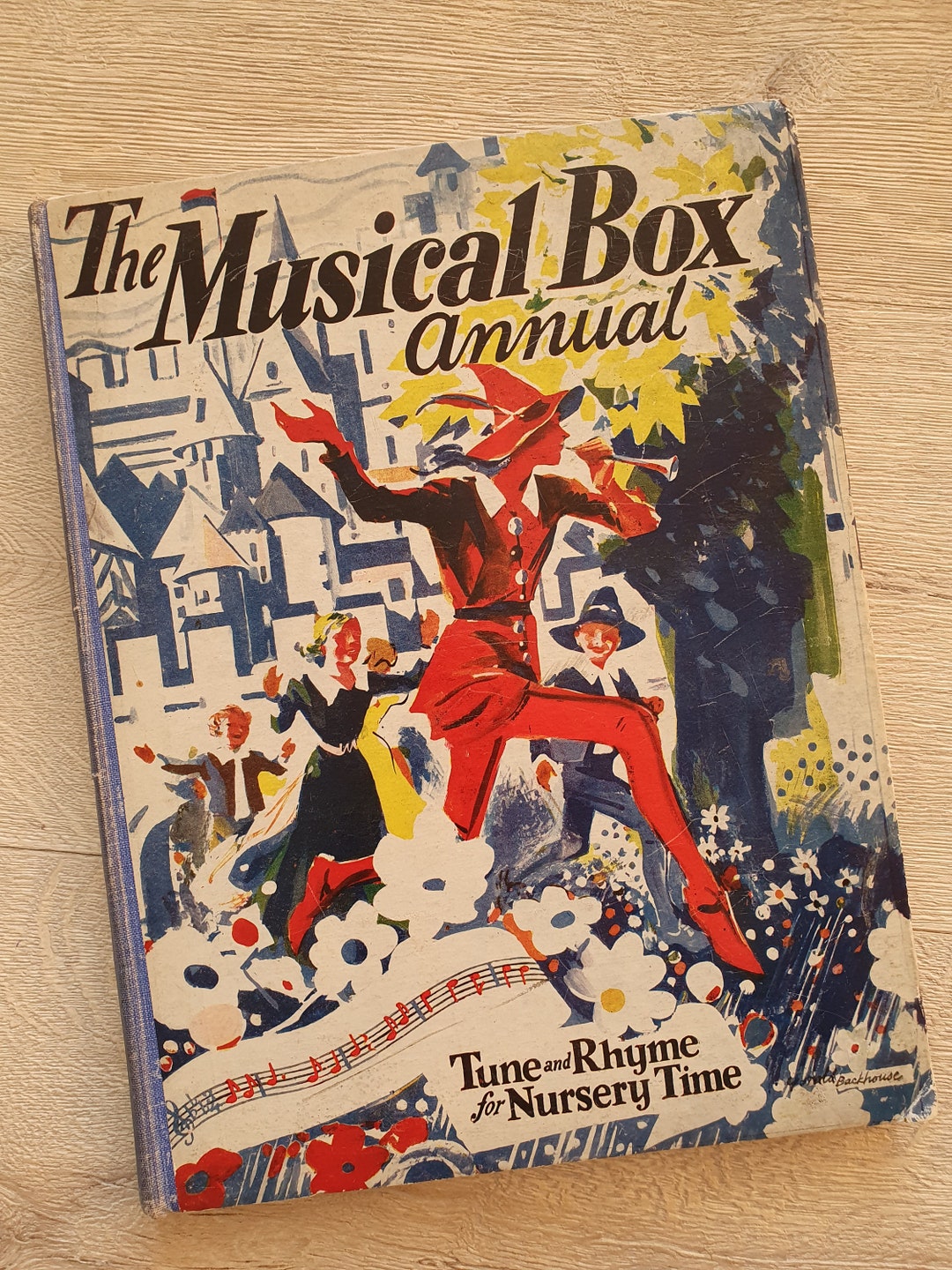 1930s Vintage Children's Annual Music Box Book. Tune, Rhyme Nursery ...