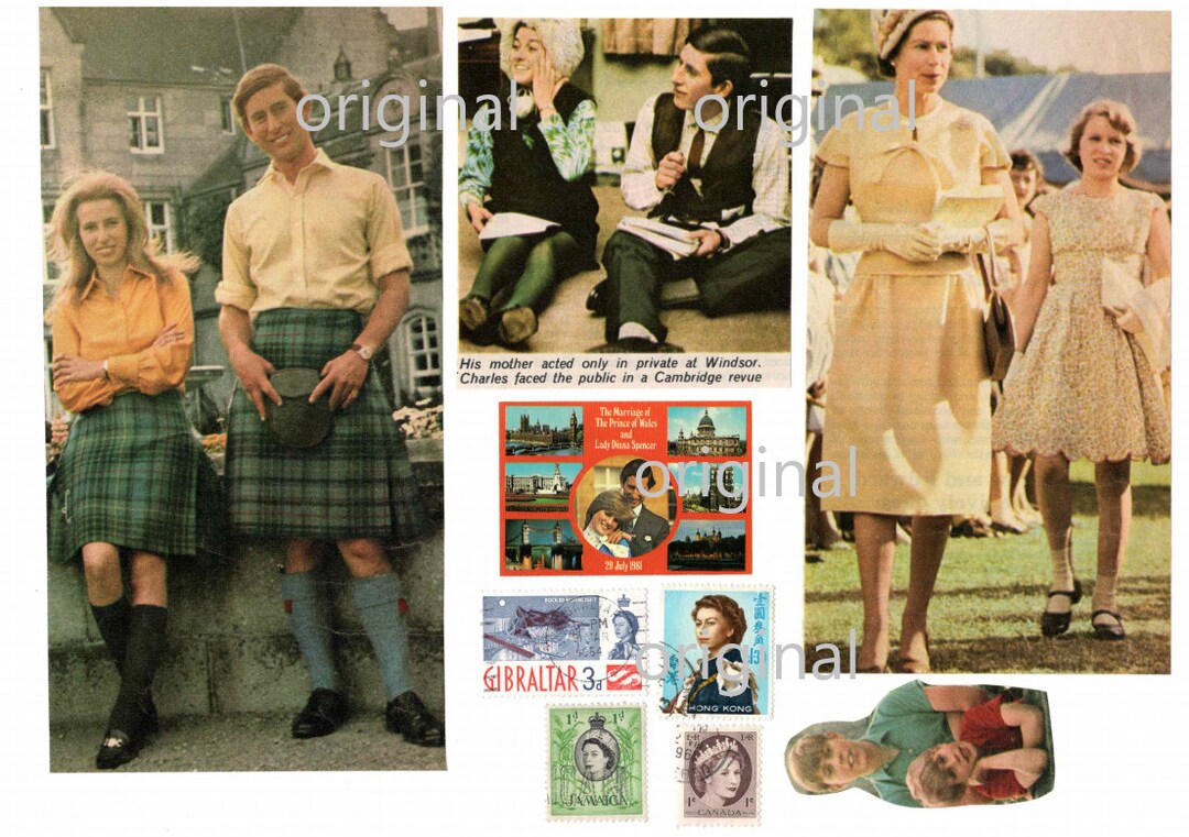 40+ Digital King Charles Queen, Vintage Collage Pack. PDF Download ...
