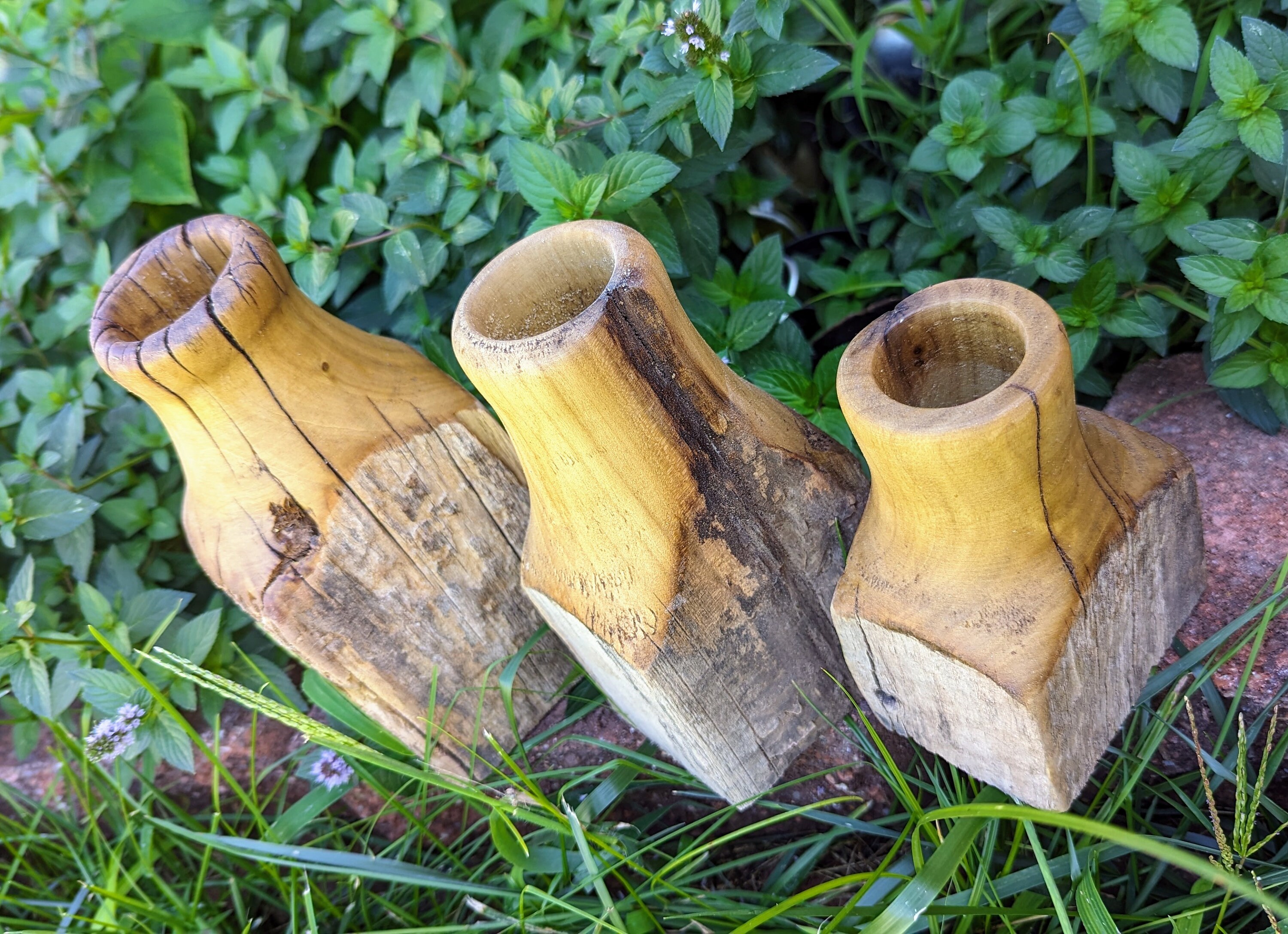 Upcycled Wood Vase Set, Rustic Farmhouse Decor - Etsy