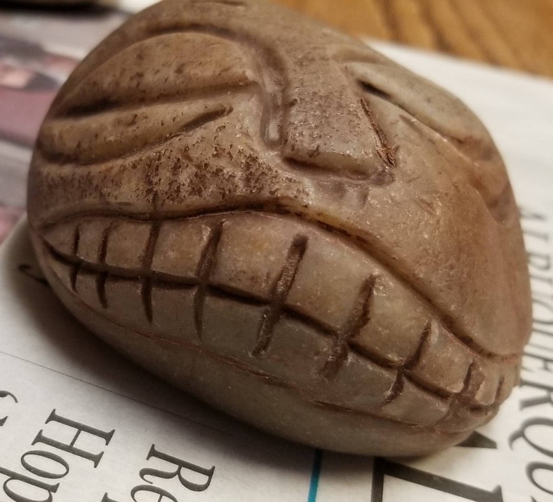 Rock Goblin Stone Rock Carved Personality Paper Weight Novel Nature ...