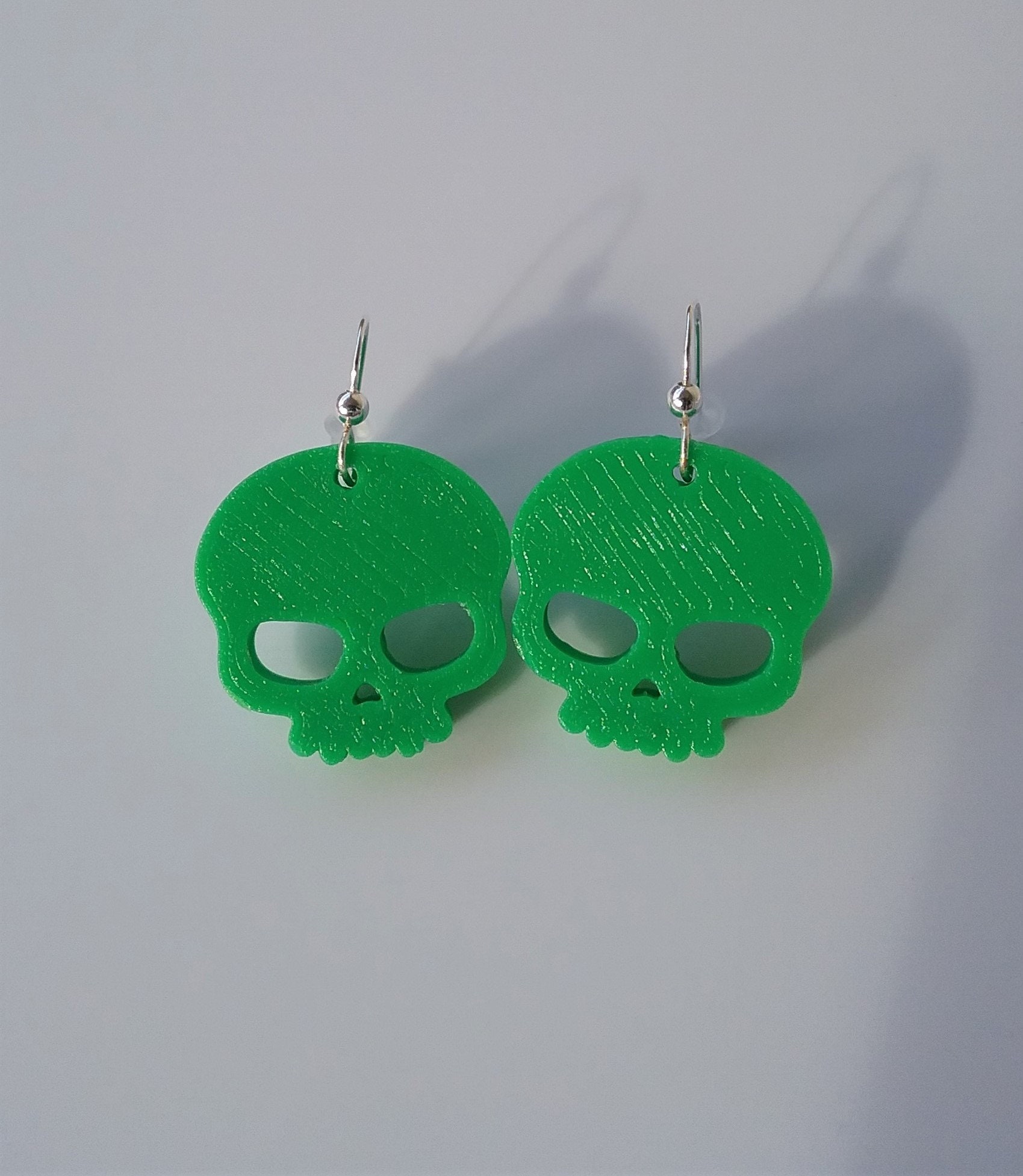 Skull Earrings 3D Printed | Etsy