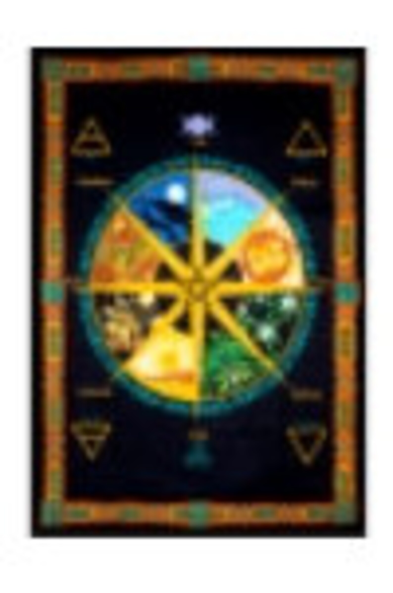 Large Pagan Calendar Cloth Tapestry | Etsy