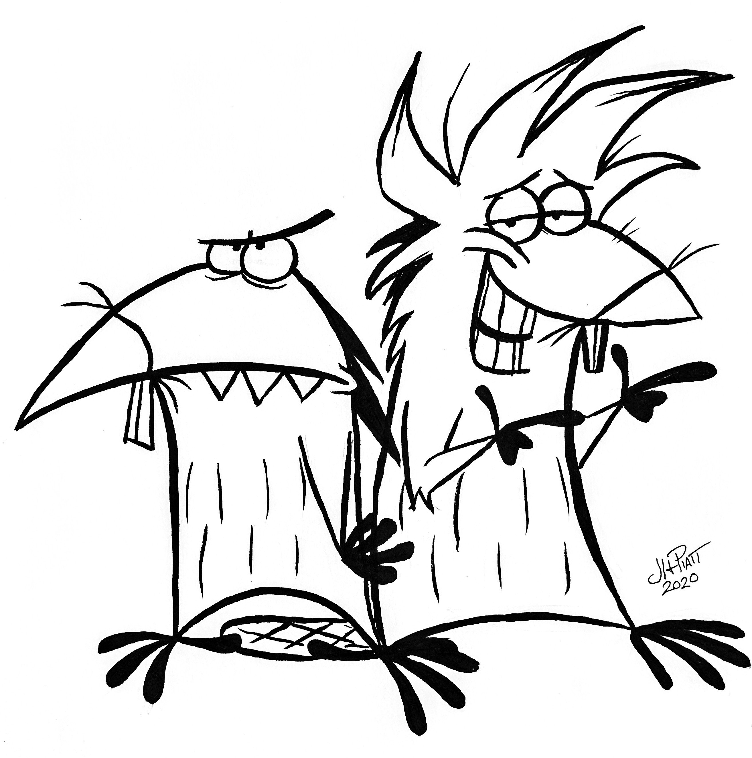 Angry Beavers Coloring Pages