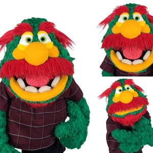 Middle Aged Monster Professional Puppet by Uzzyworks. Hand and - Etsy