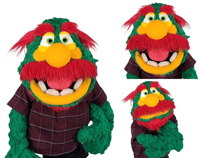 Middle Aged Monster Professional Puppet by Uzzyworks. Hand and Rod ...