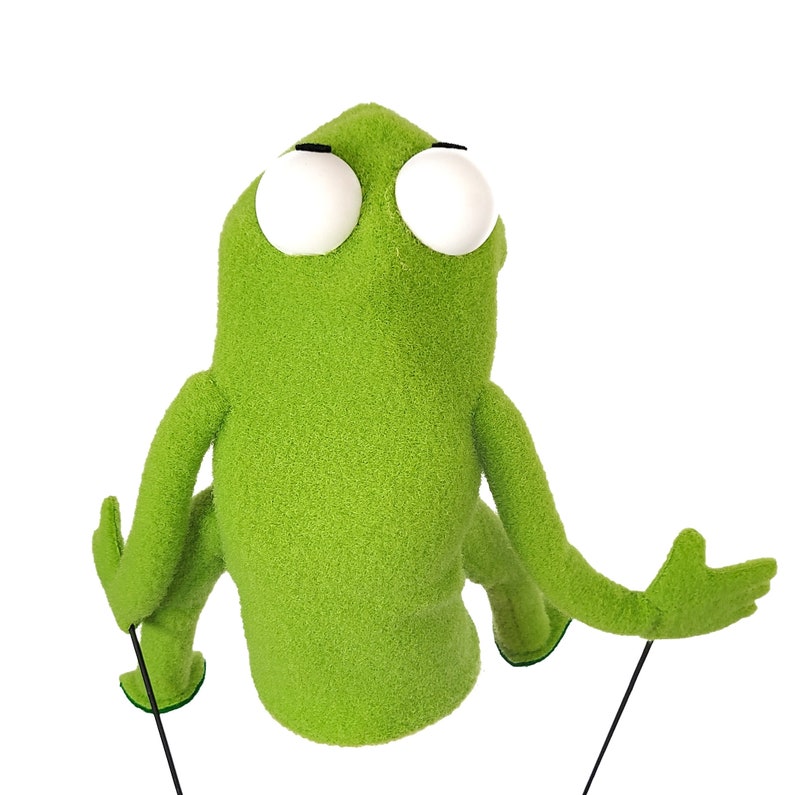Little Frog Professional Puppet by Uzzyworks. Hand and Rod - Etsy