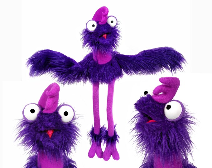 Deluxe Wackado Squonk Professional Puppet by Uzzyworks. Hand and Rod ...