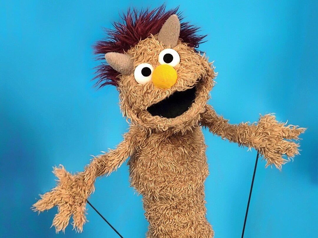 Little Monster Puppet by Uzzyworks. Professional Hand and Rod "muppet ...