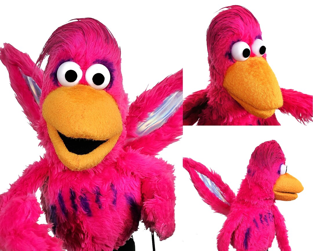 Bird Creature Professional Puppet by Uzzyworks. Hand and Rod - Etsy
