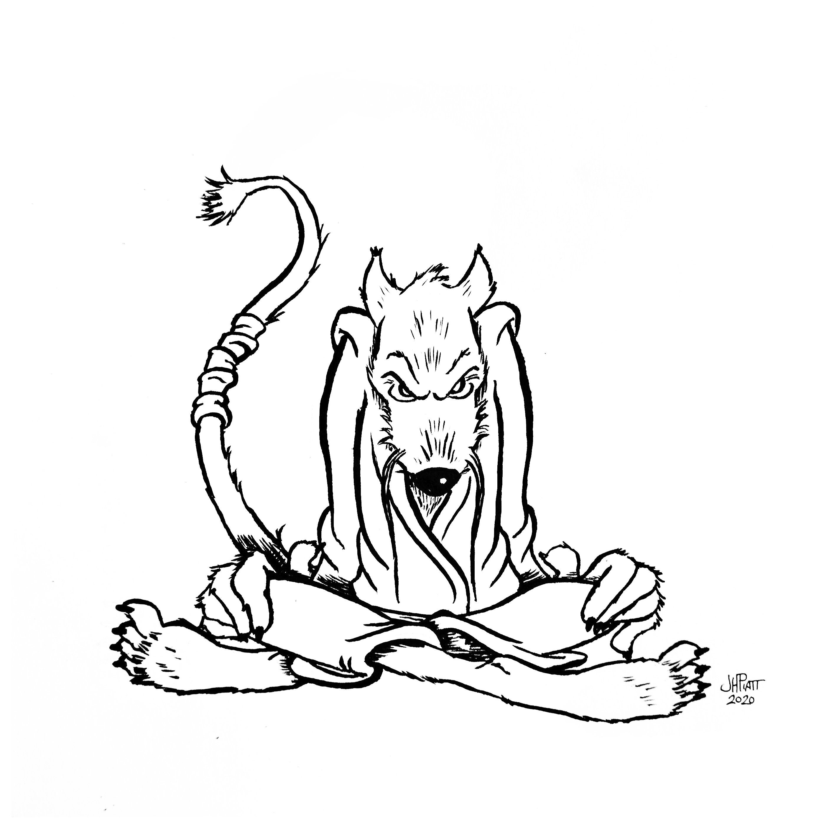 Master Splinter Drawing