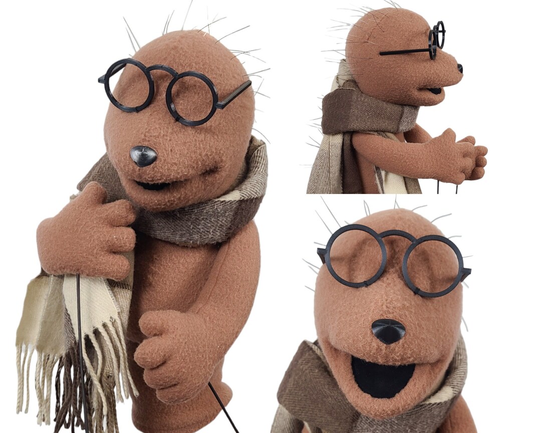 Porcupine Professional Puppet by Uzzyworks. Hand and Rod - Etsy