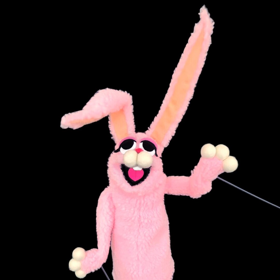 Rabbit Professional Puppet by Uzzyworks. Hand and Rod "muppet-style" - Etsy