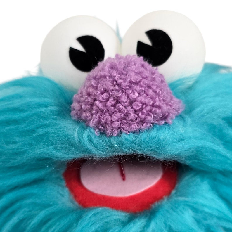 Wackadoo Monster Practice Puppet. Blue Creature. Professional Handmade ...