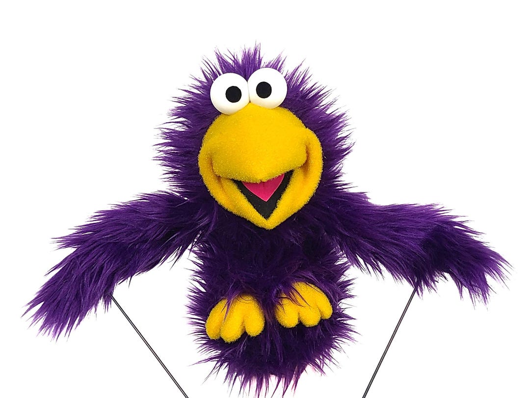 Bird Puppet Handmade by Uzzyworks. Professional Hand and Rod "muppet ...
