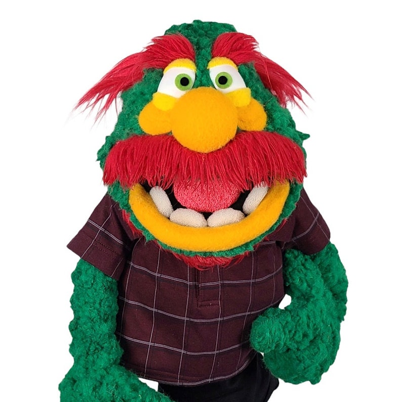 Middle Aged Monster Professional Puppet by Uzzyworks. Hand and - Etsy