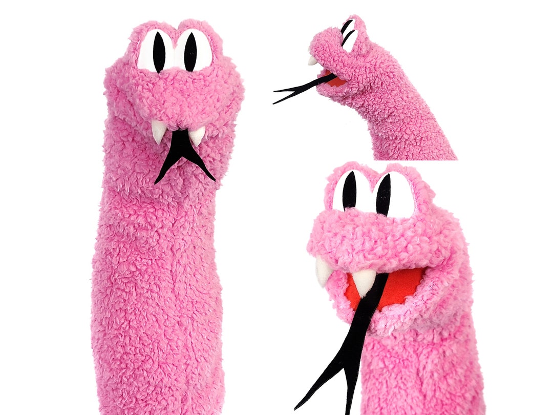 Snake Puppet. Professional Handmade "muppet-style" Hand Puppet by ...
