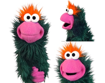Monster Puppet, Professional, Handmade by Uzzyworks. Hand and Rod ...