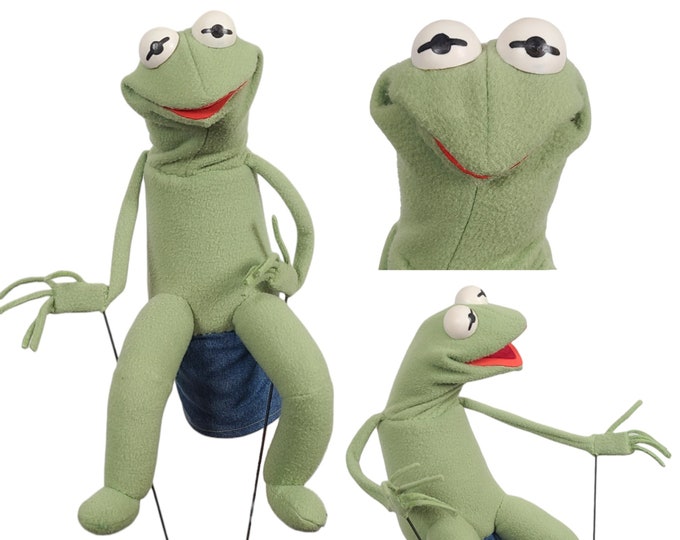 Kermit 1955 Sam & Friends Rendition. Professional Puppet Replica From ...