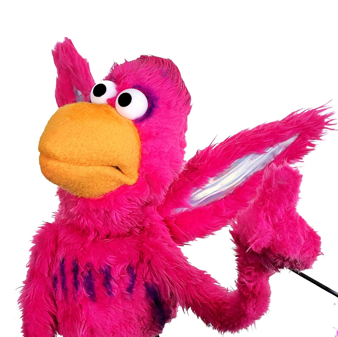 Bird Creature Professional Puppet by Uzzyworks. Hand and Rod - Etsy
