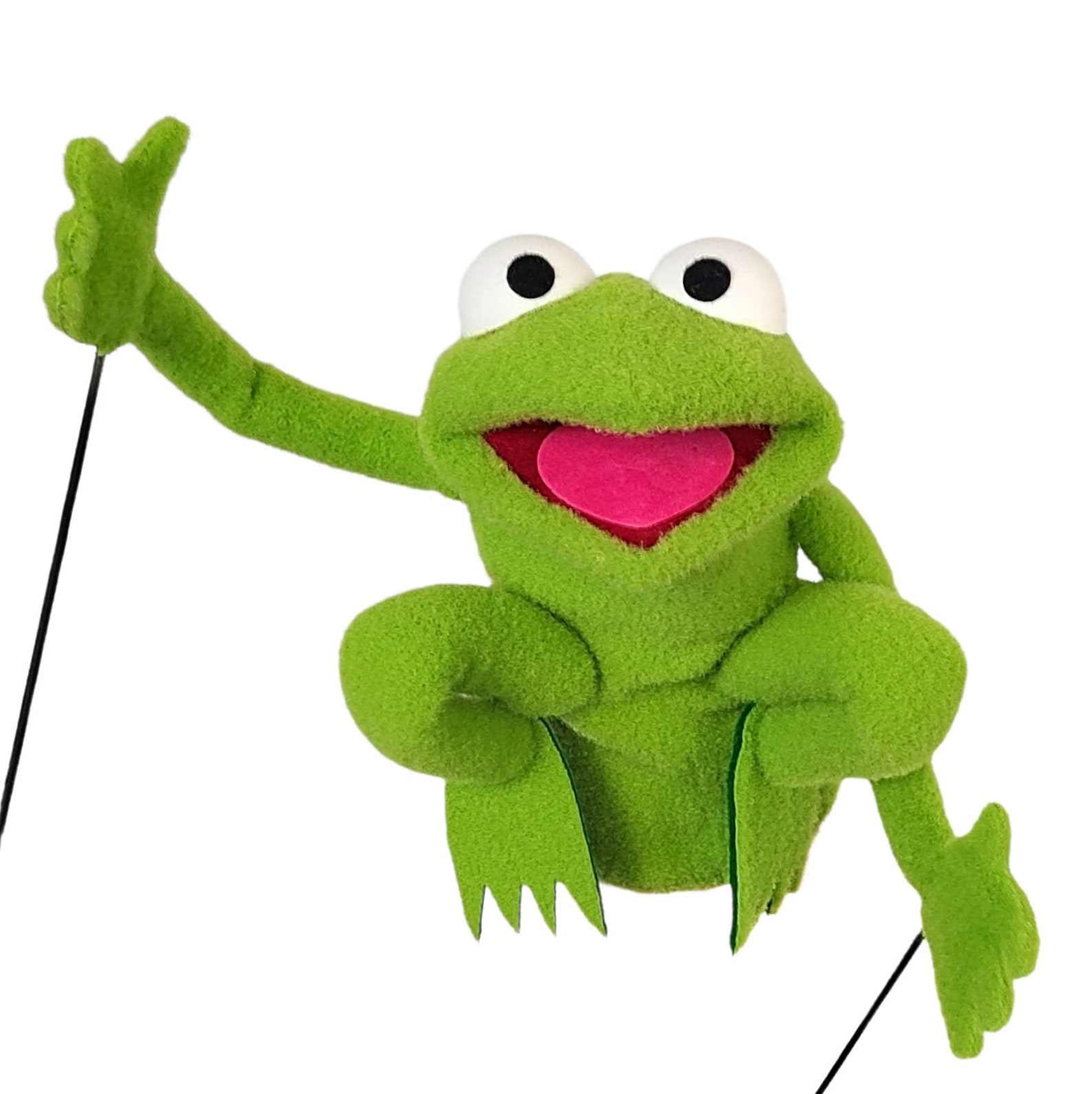 Little Frog Professional Puppet by Uzzyworks. Hand and Rod - Etsy