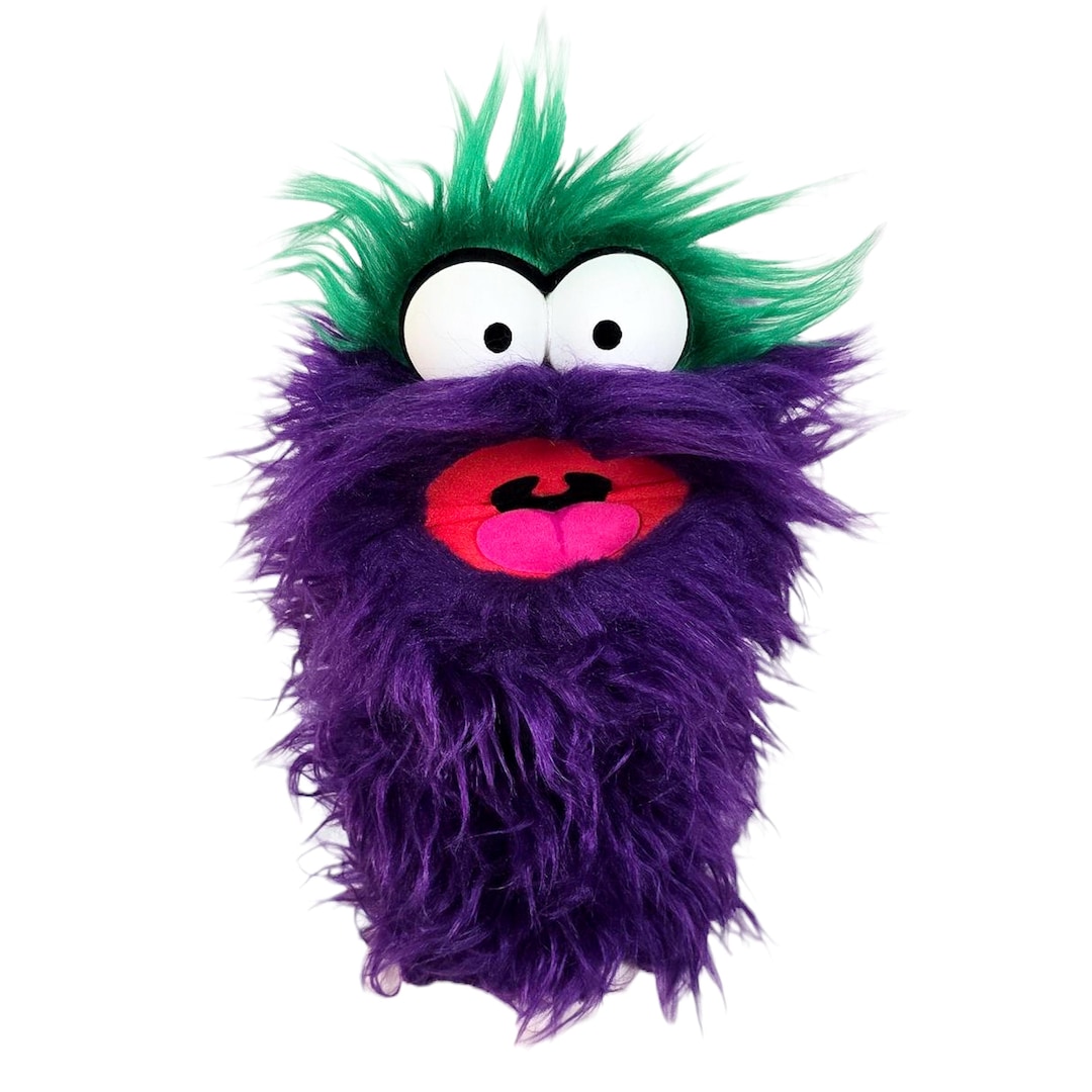 Wackadoo Monster Practice Puppet. Purple Creature. Professional ...
