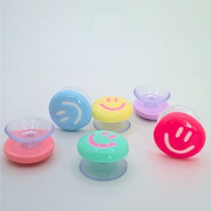 Smiley Face Drink Markers: Retro Stemless Wine Charms - Etsy