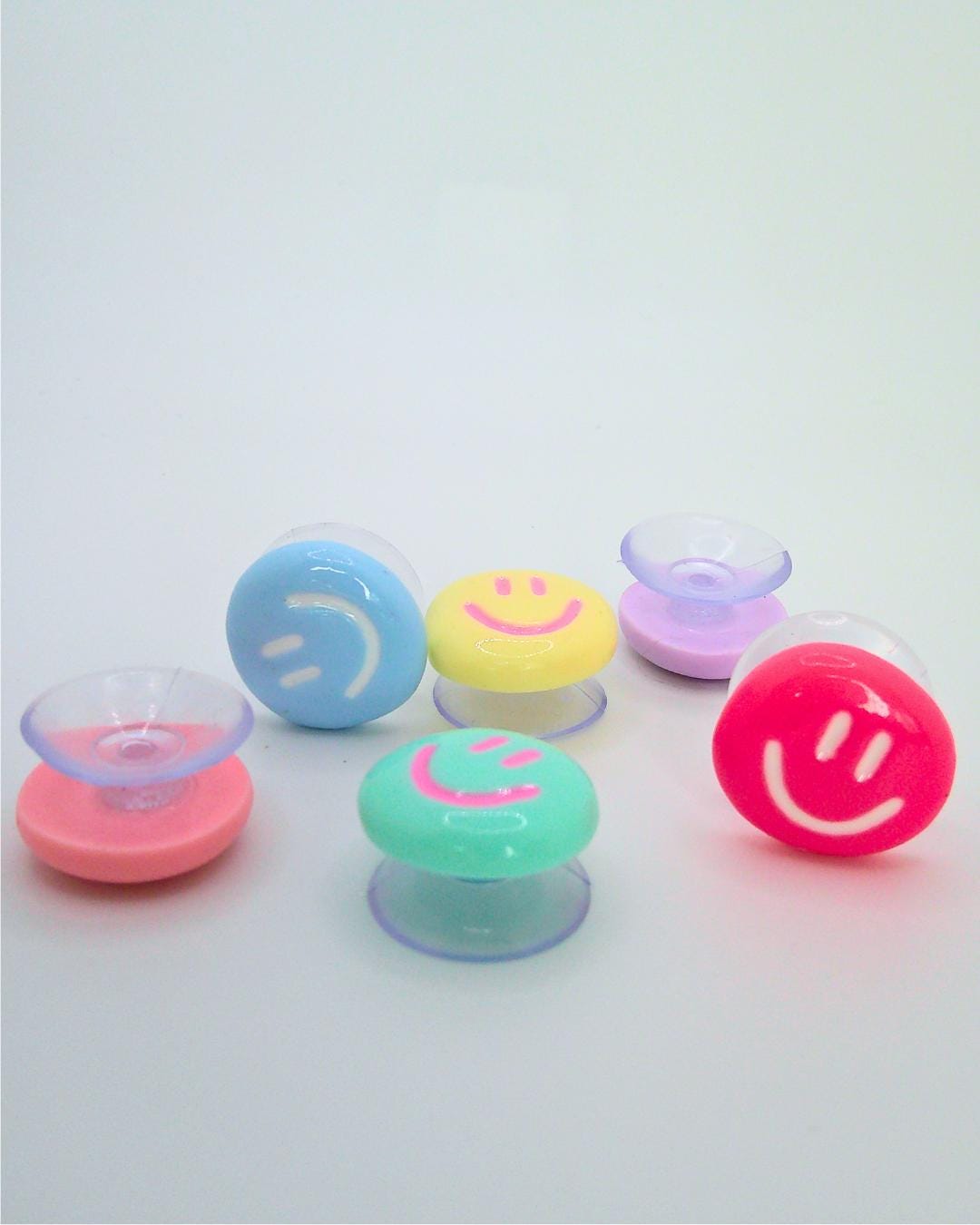 Smiley Face Drink Markers: Retro Stemless Wine Charms - Etsy
