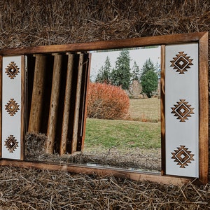 Western Style Mirror / Western Decor / Western Home - Etsy