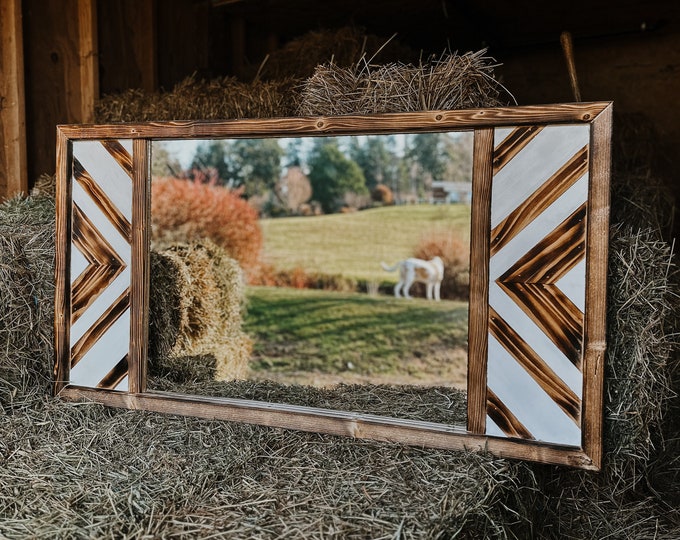 The Barn Quilt Mirror - Etsy