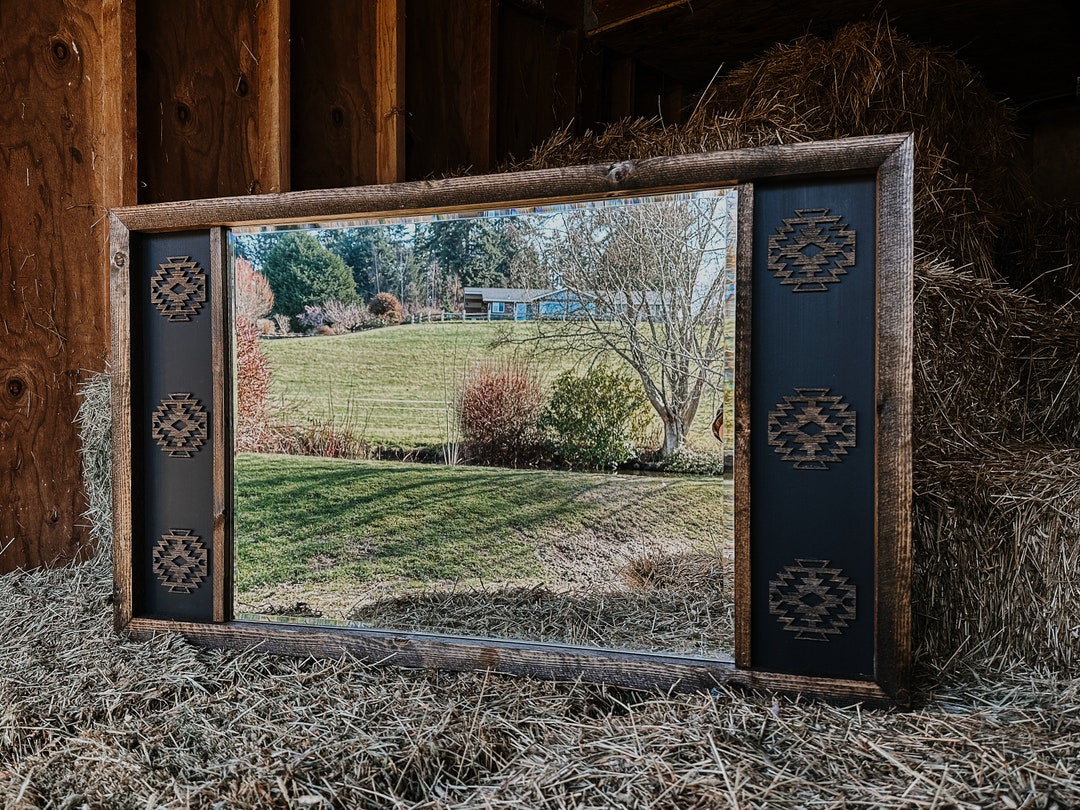 Western Style Mirror / Western Decor / Western Home - Etsy
