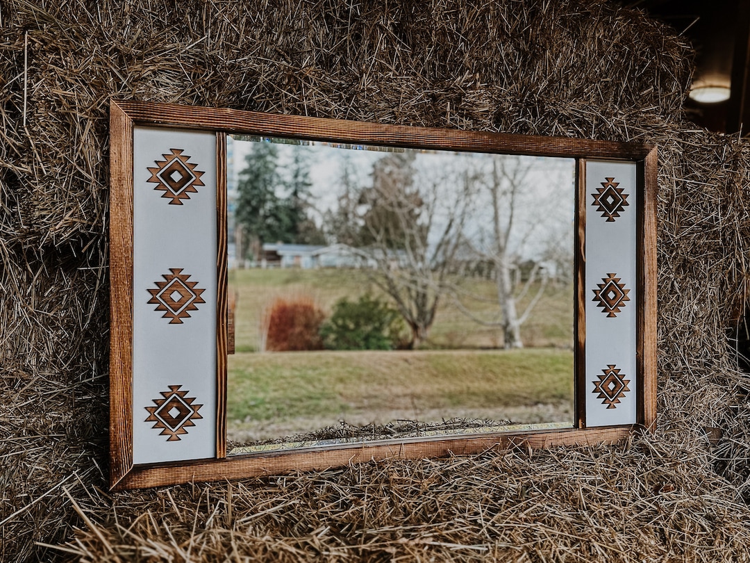 Western Style Mirror / Western Decor / Western Home - Etsy