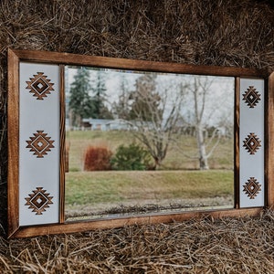 Western Style Mirror / Western Decor / Western Home - Etsy