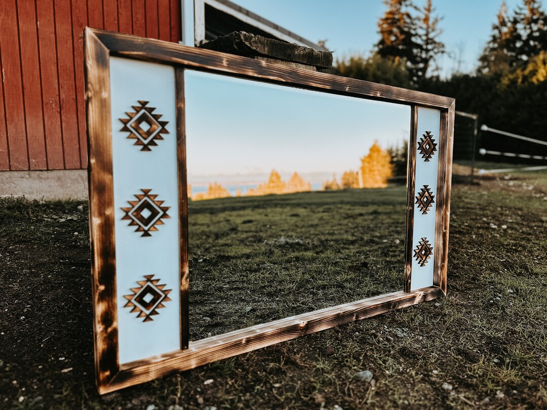 Western Style Mirror / Western Decor / Western Home - Etsy