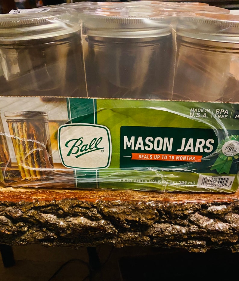 Ball Pint and Half Mason Wide Mouth Mason Jars New in Case - Etsy