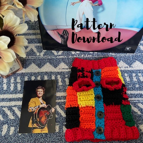PATTERN DOWNLOAD Harry Styles JW Anderson Crochet Cat - Etsy