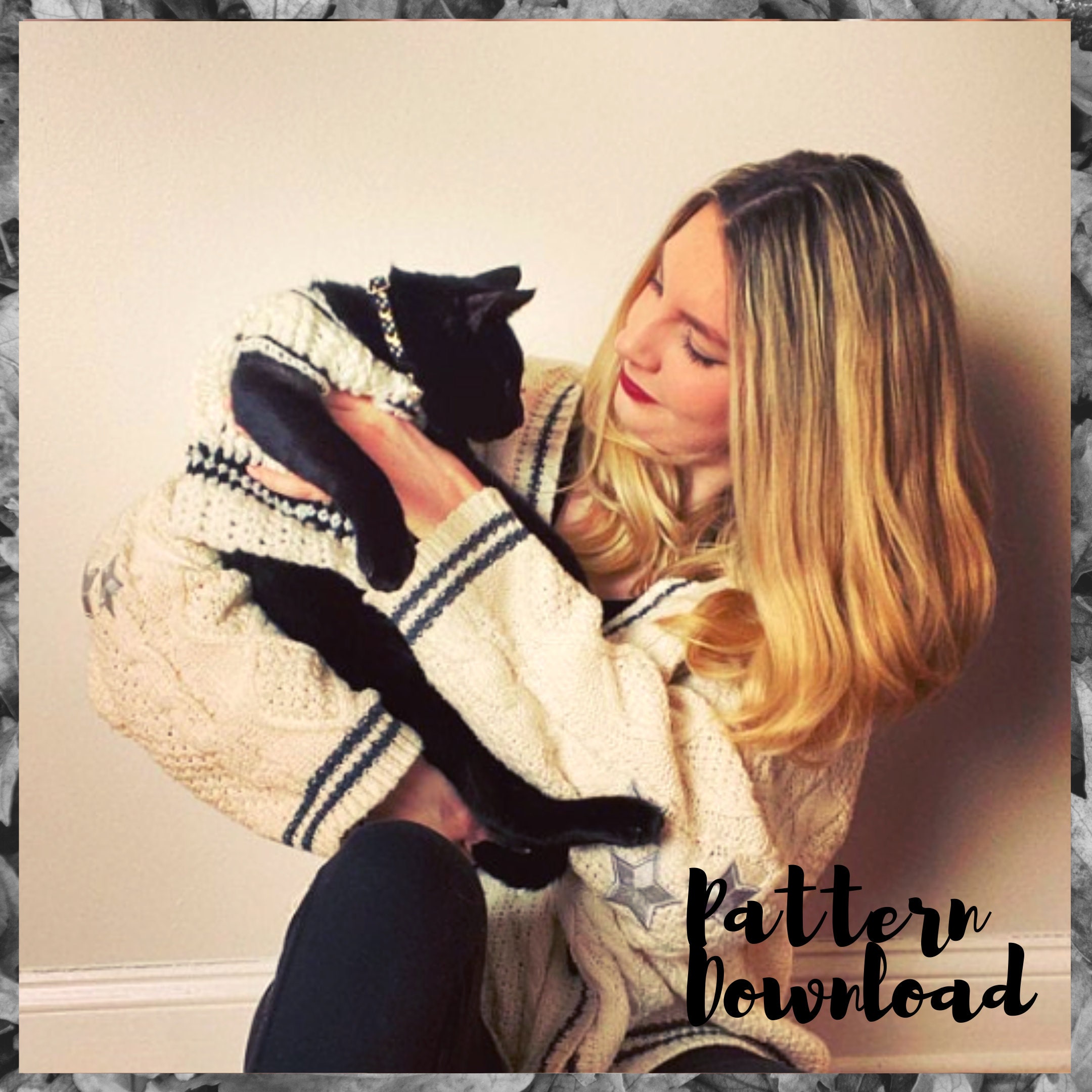 PATTERN DOWNLOAD Taylor Swift Inspired Cat Cardigan - Etsy