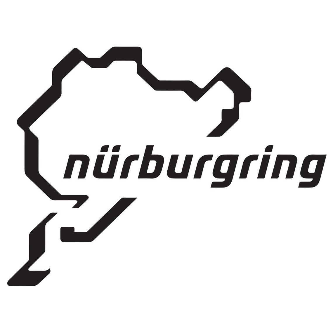 Nurburgring Vinyl Sticker Vinyl Car computer Decal multiple | Etsy