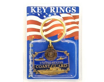 Coast Guard Keychain - Etsy