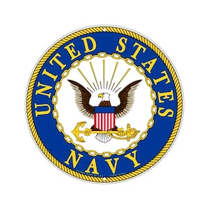12'' U.S. Navy Aluminum Round Sign / Wall Decor / Wall Hanging, US Navy ...