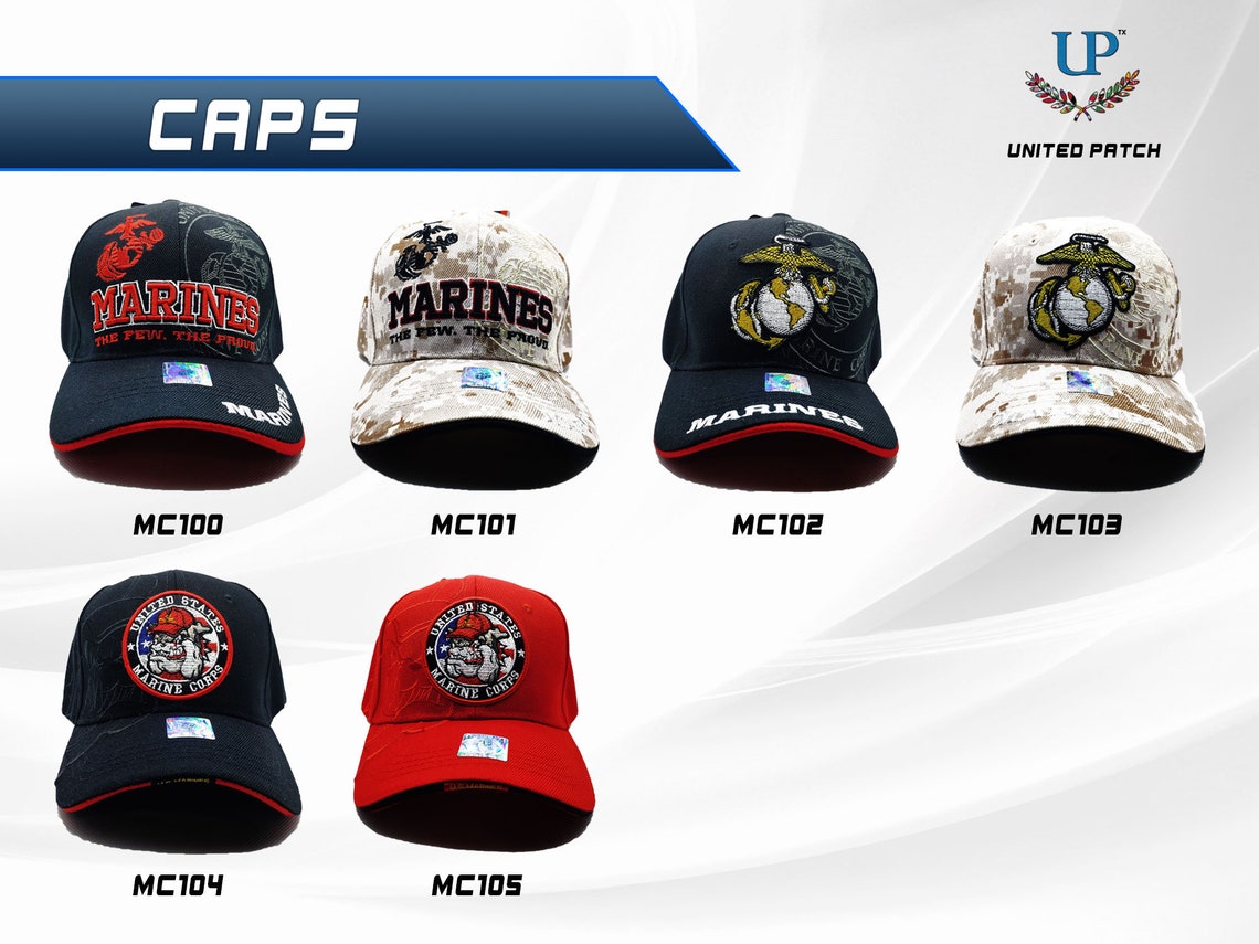 Officially Licensed US Marine Corps Caps, US Marine Corps Hats, USMC ...