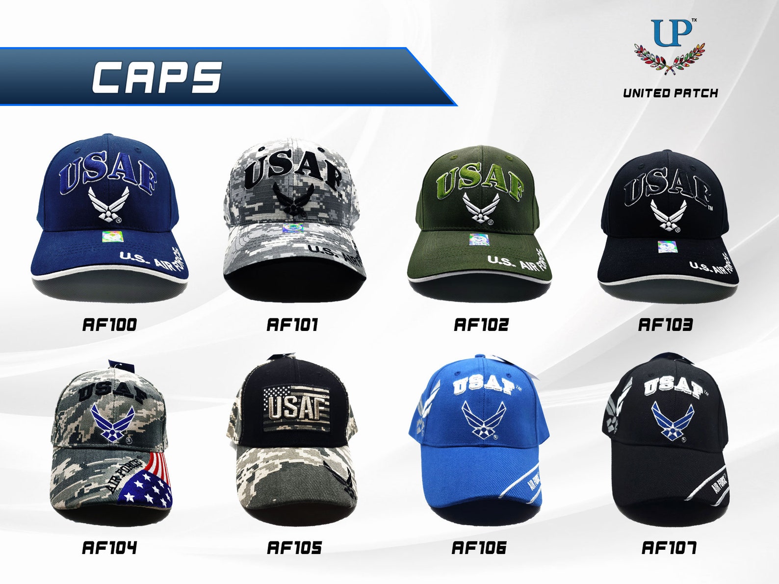 Officially Licensed USAF Caps, US Air Force Caps, US Air Force Hat, Air ...